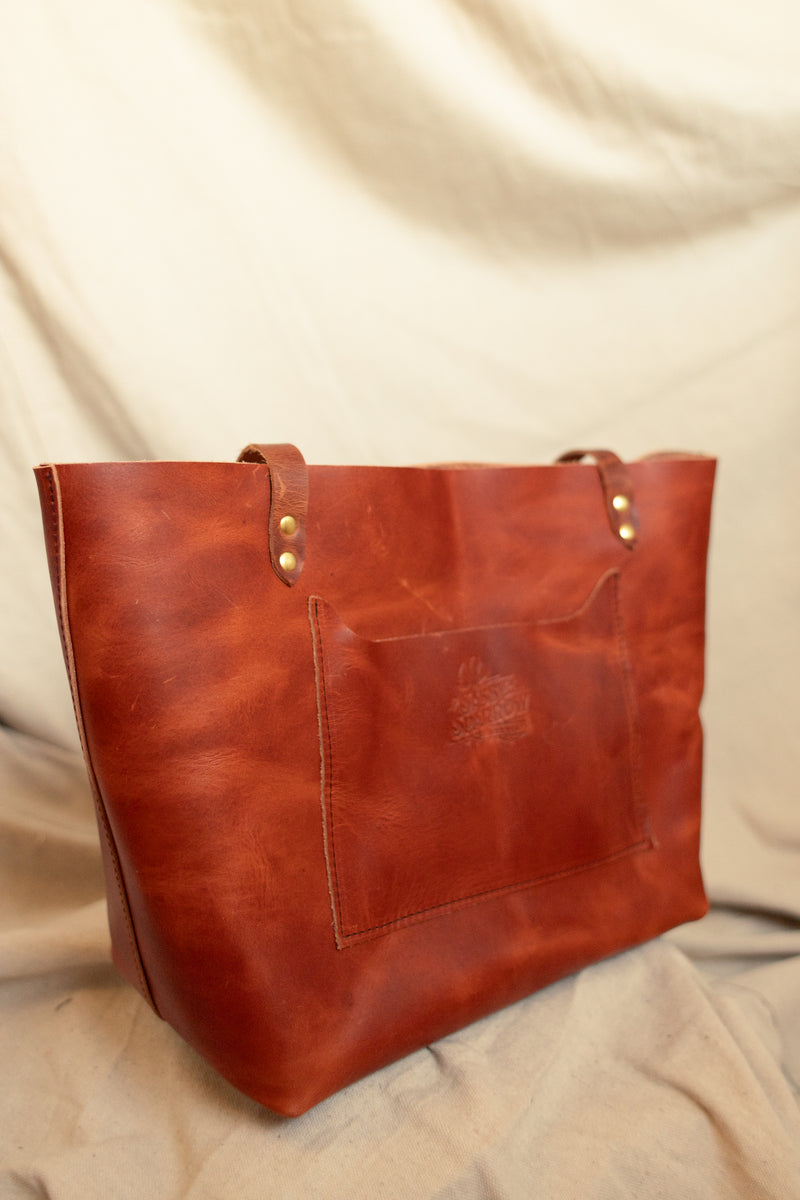The Adelaide: Designer Leather Handbag - Sassy Sparrow